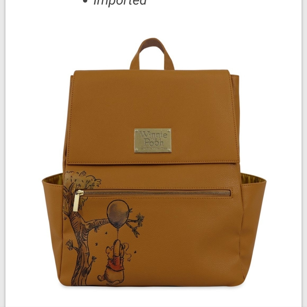 Winnie The Pooh Anniversary Faux Leather Backpack - Gem